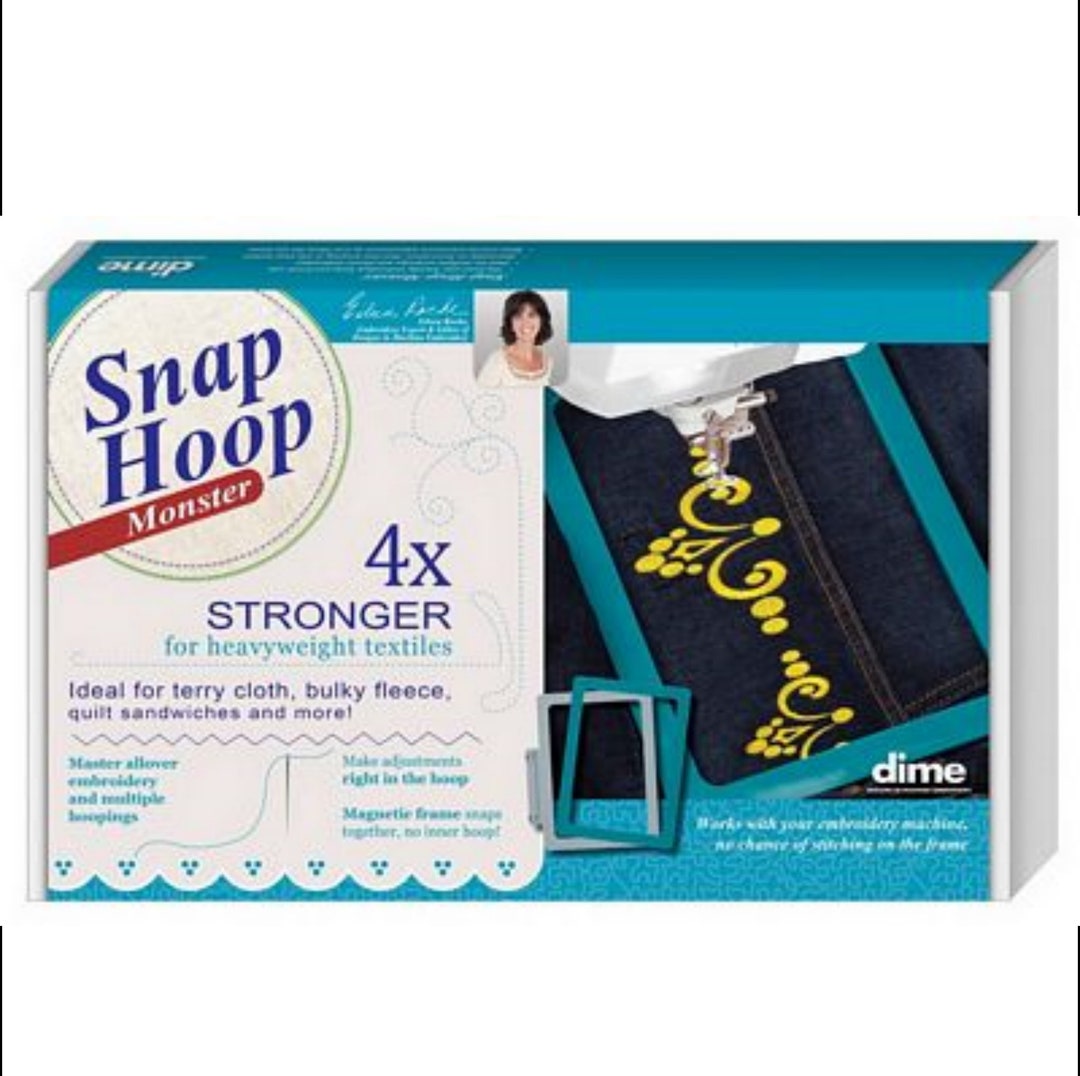 Premium Monster Snap Hoop for Bernina - Oval 145x255 - Designs in ...