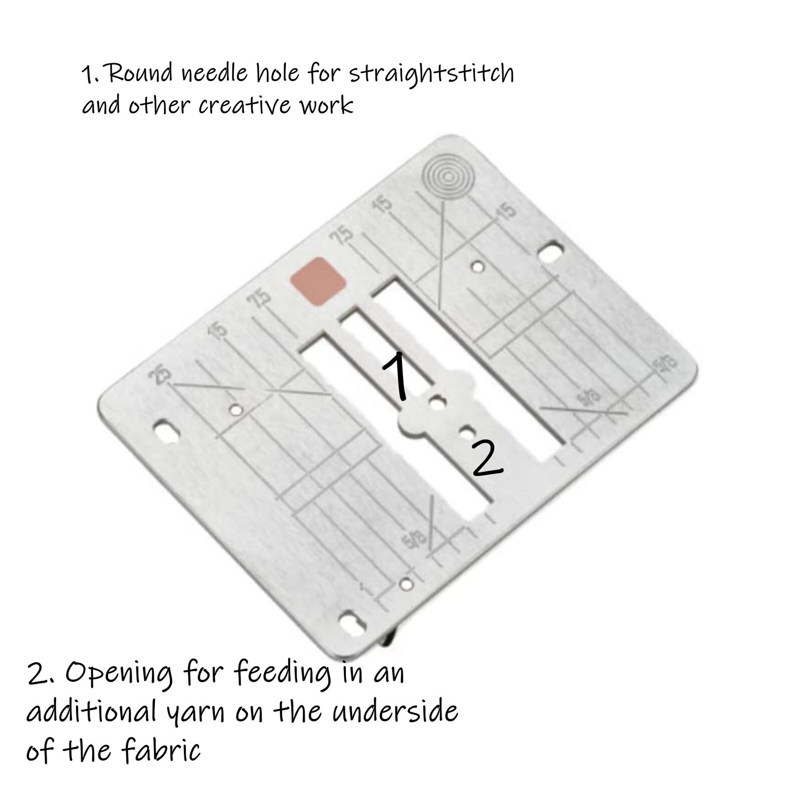 Bernina Straight Stitch Plate # 0333397107 for B710, B740, B750QE ...