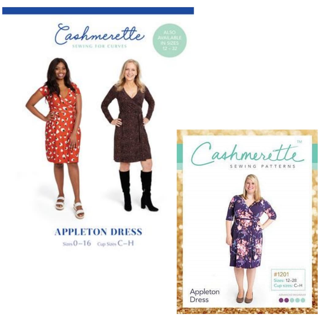 Curvy & Plus Sizes - Cashmerette -appleton Dress Pattern - Sizes 12-28 ...