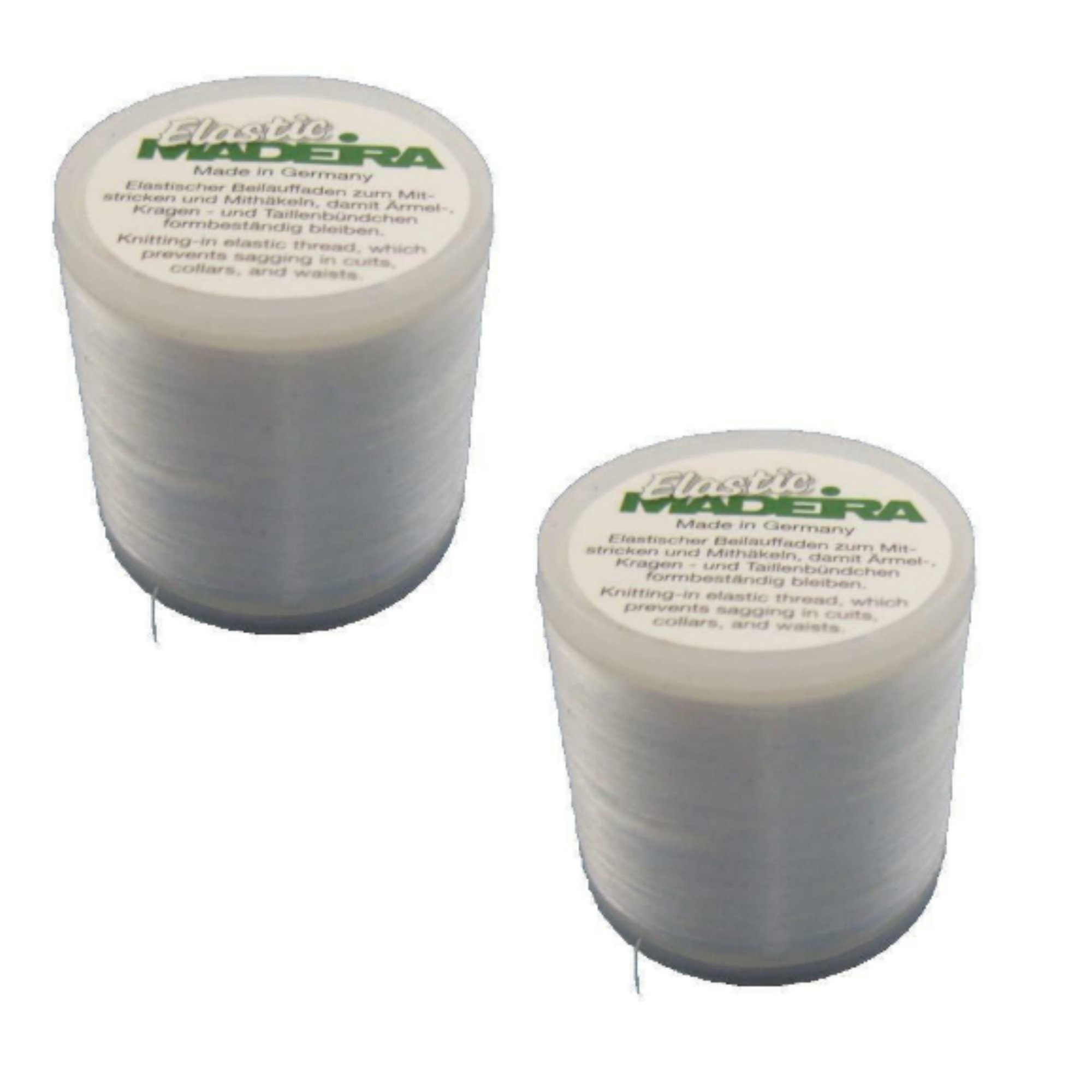 Madeira Elastic Invisible Knitting-in Yarn 220 Yd for Cuffs, Collars ...