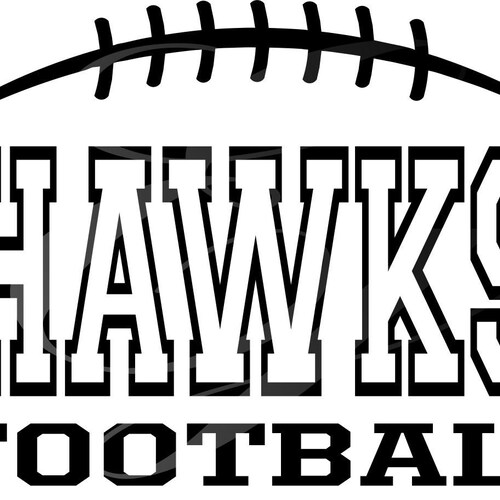 Hawks Football Svg File - Etsy