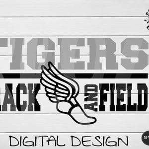 Tigers Sports Track and Field Png Svg Instant Digital Cutting ...
