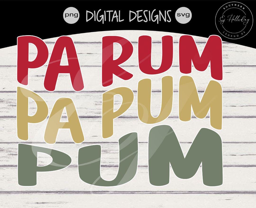 PNG Printing File | PNG | Pa Rum Pa Pum Pum Png |christmas Png ...