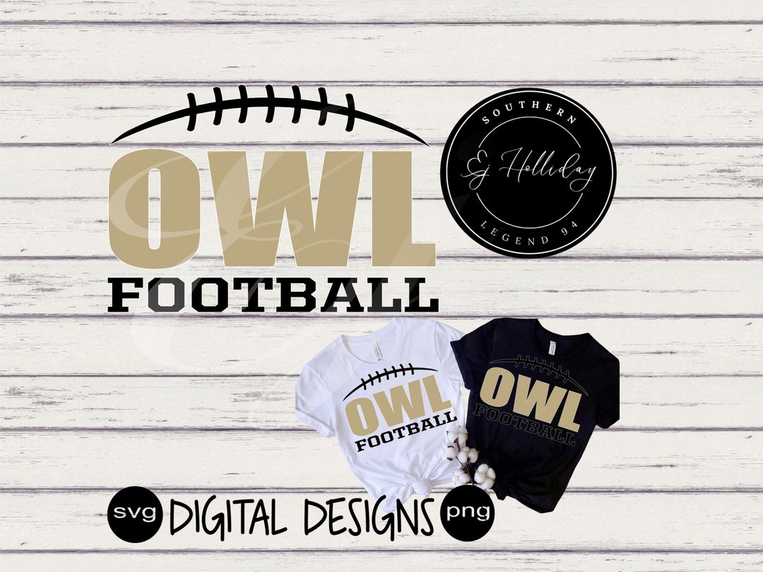 Owl Football Team Mascot School Team Favorite Team Svg Png Digital File ...