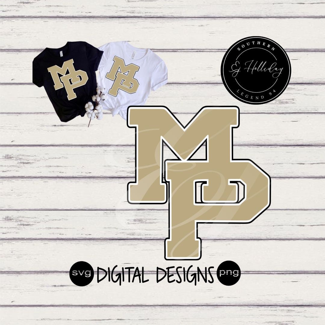 MP Logo Mary Persons High School Team Mascot Highschool Spirit Digital ...