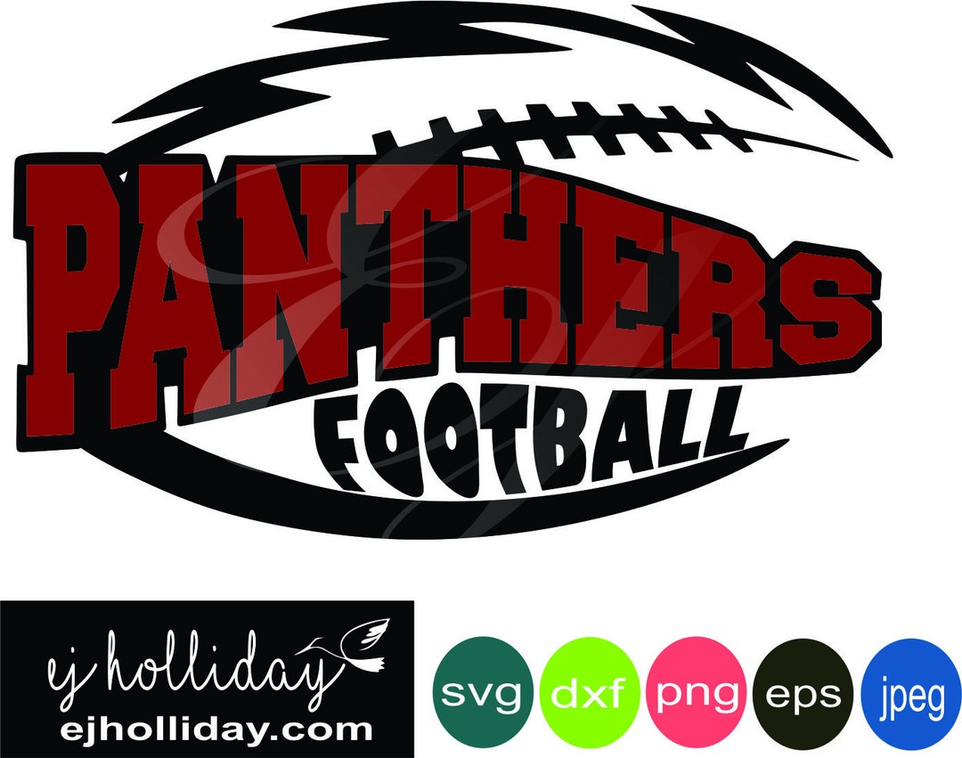Panthers Football Layered Knockout High School Svg Dxf Eps Png Jpg Jpeg ...