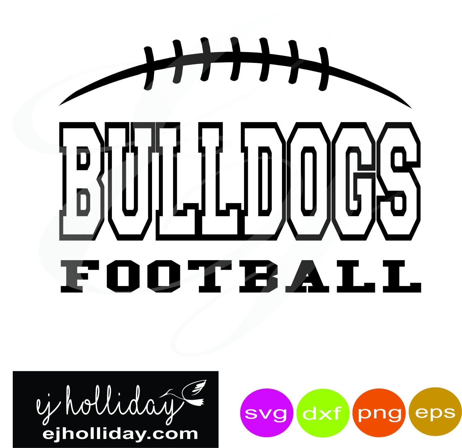 Bulldog Football highschool svg dxf eps png arrows Digital | Etsy