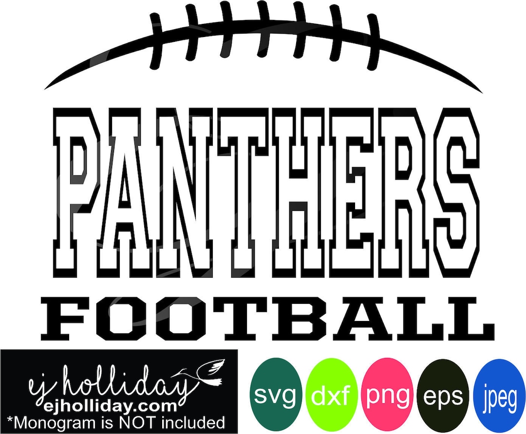 Panthers Split Football Design Dc Svg Dxf Eps Png Arrows Digital ...