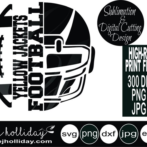 Jacket Nation Football Jackets SVG Dxf EPS Png JPG - Etsy