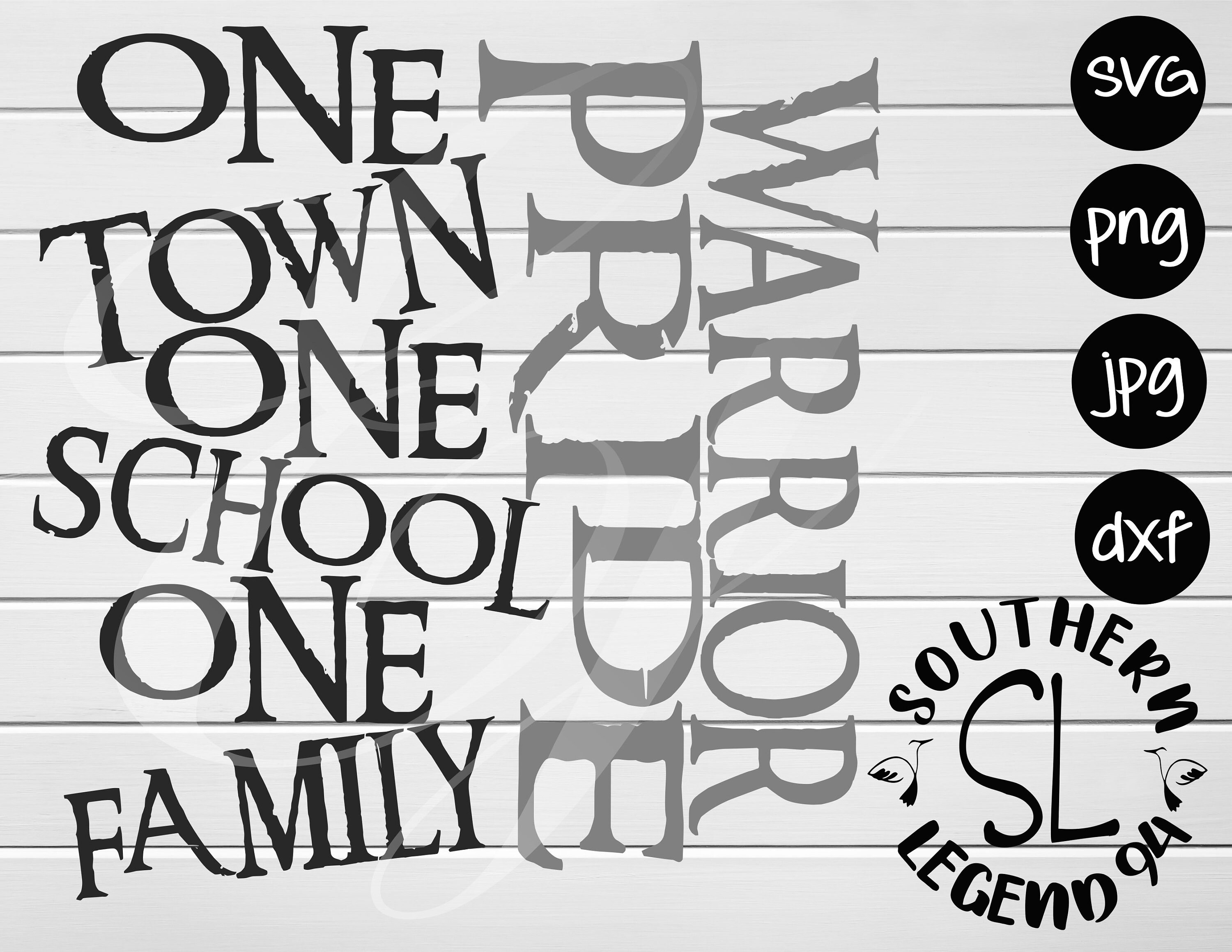 Warrior Pride One town one school one family 20 svg dxf png | Etsy