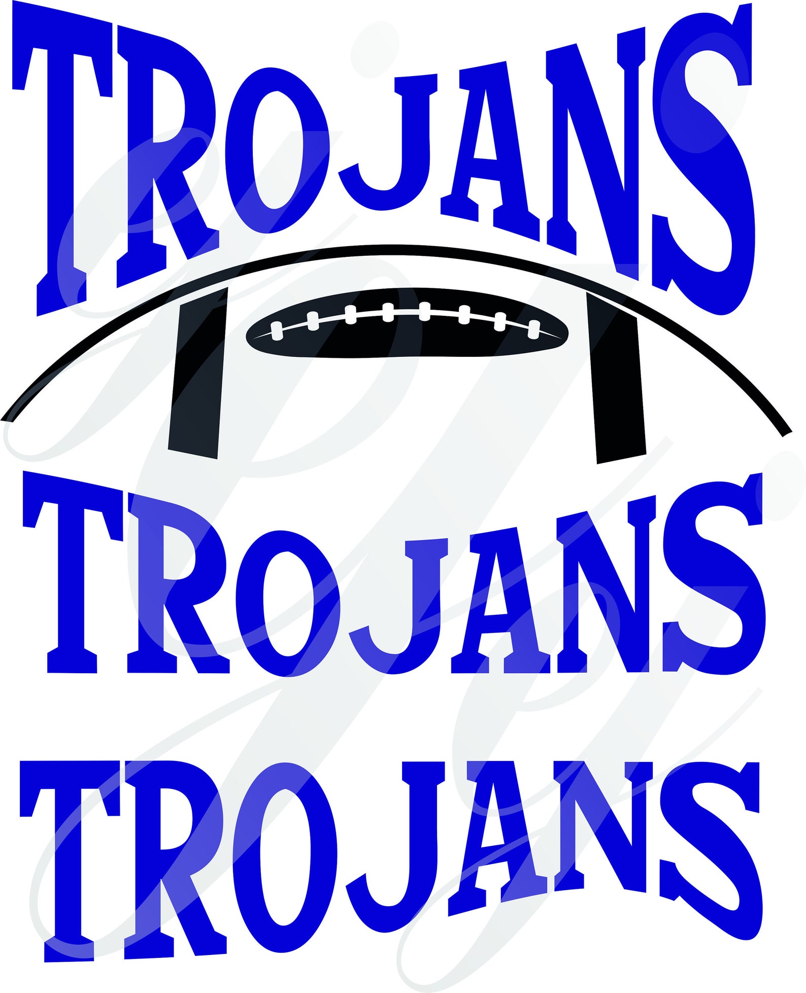 Trojans Football SVG EPS DXF Gif Pdf Jpg Png Digital Cutting | Etsy