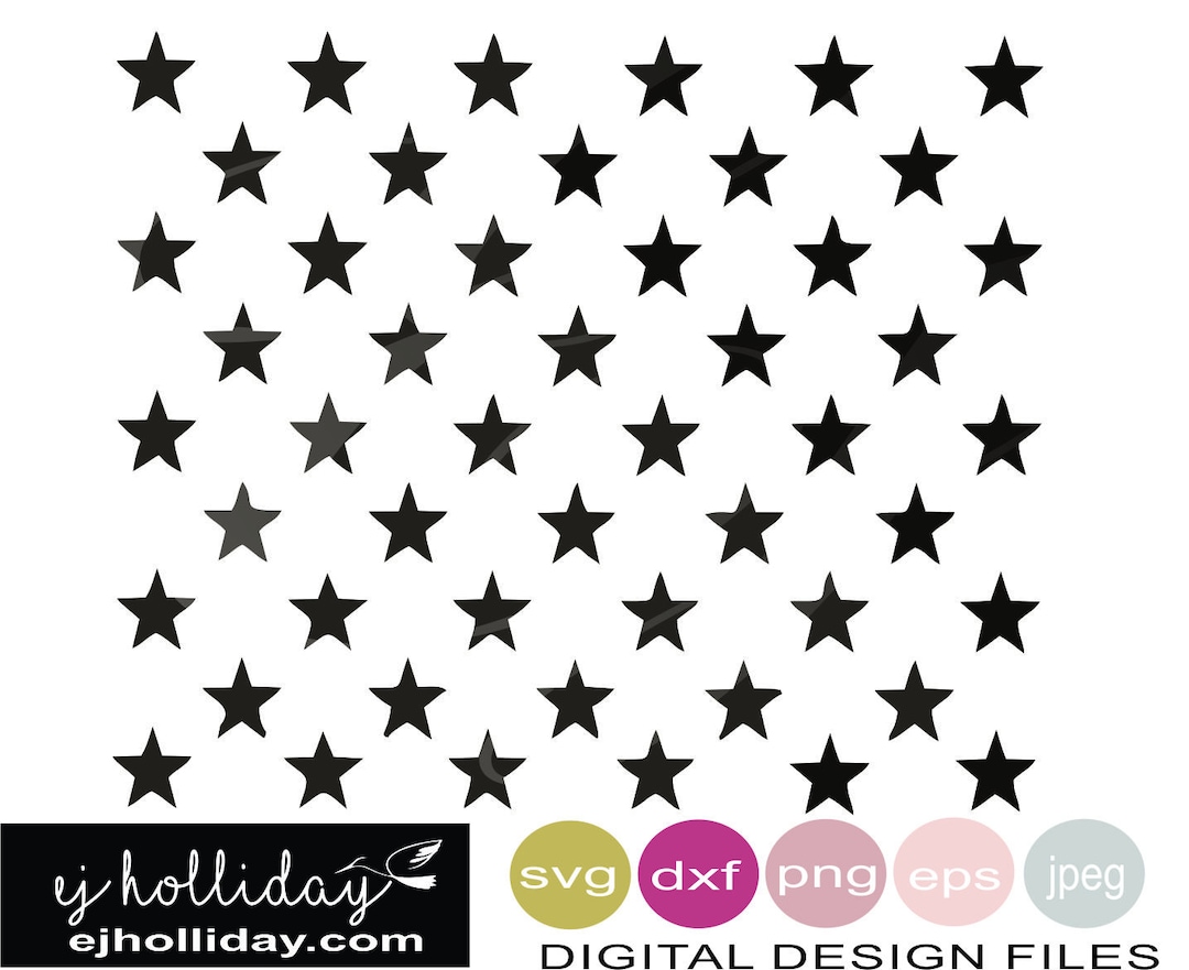 50 Stars the Union Svg Eps Png Dxf Jpeg Jpg Digital Cutting File - Etsy