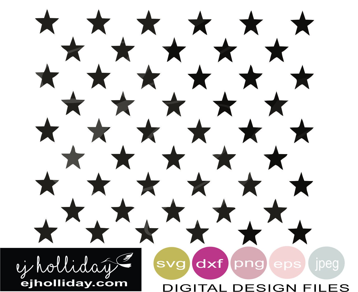 50 stars The Union svg eps png dxf jpeg jpg digital cutting | Etsy
