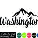 Washington Mountain 19 Svg Dxf Eps Png Jpeg Jpg Digital Cutting Design ...