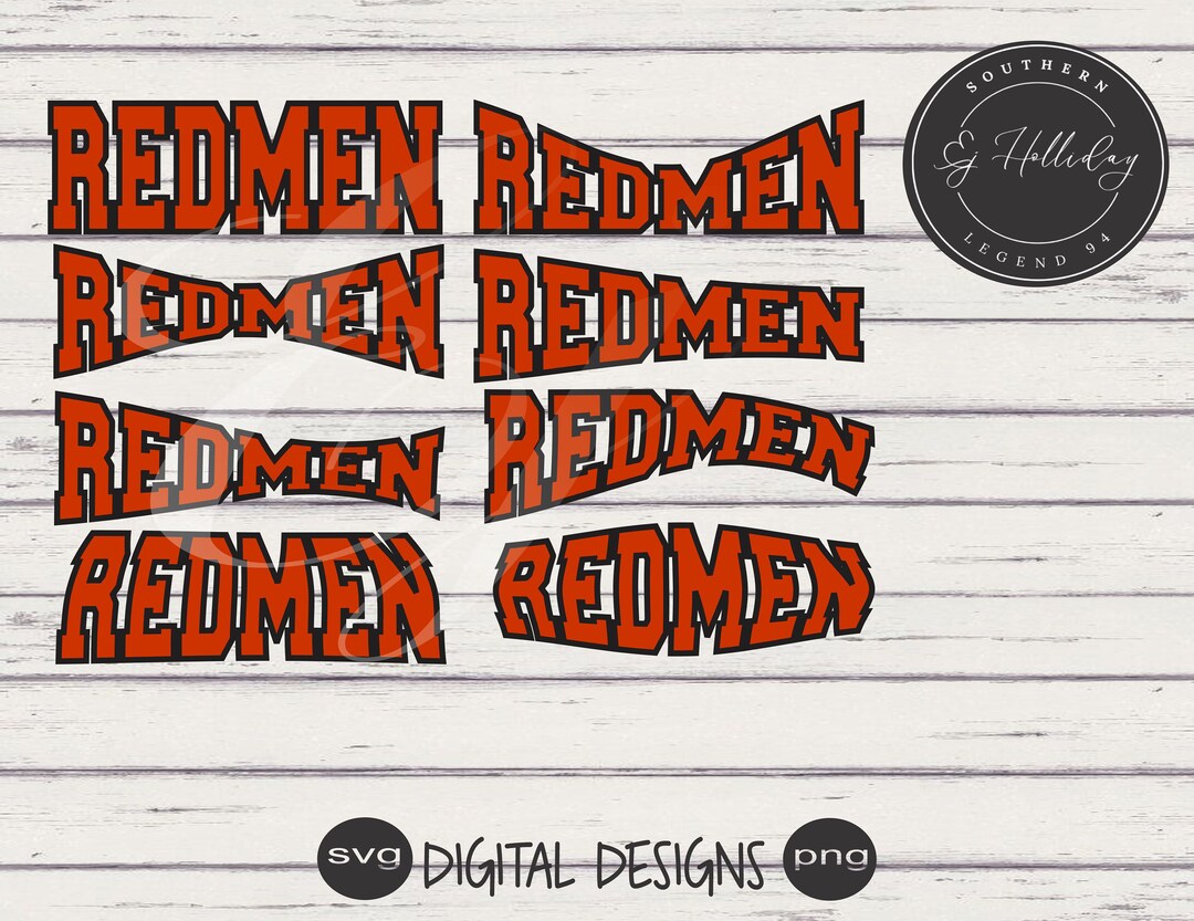 Tewksbury Memorial Redmen Curved Layouts High School SVG EPS DXF ...