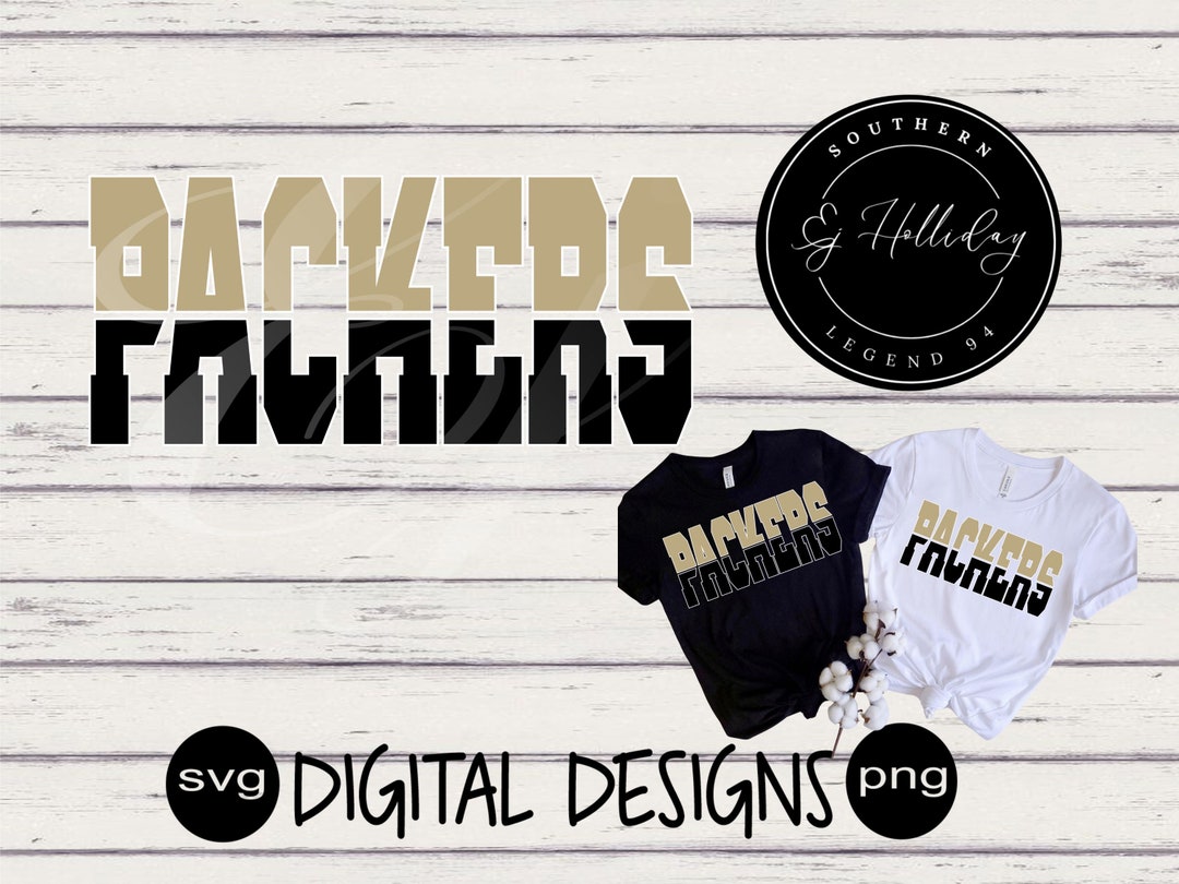 Packers Team Mascot Two Toned Letters Png Digital Design Instant ...