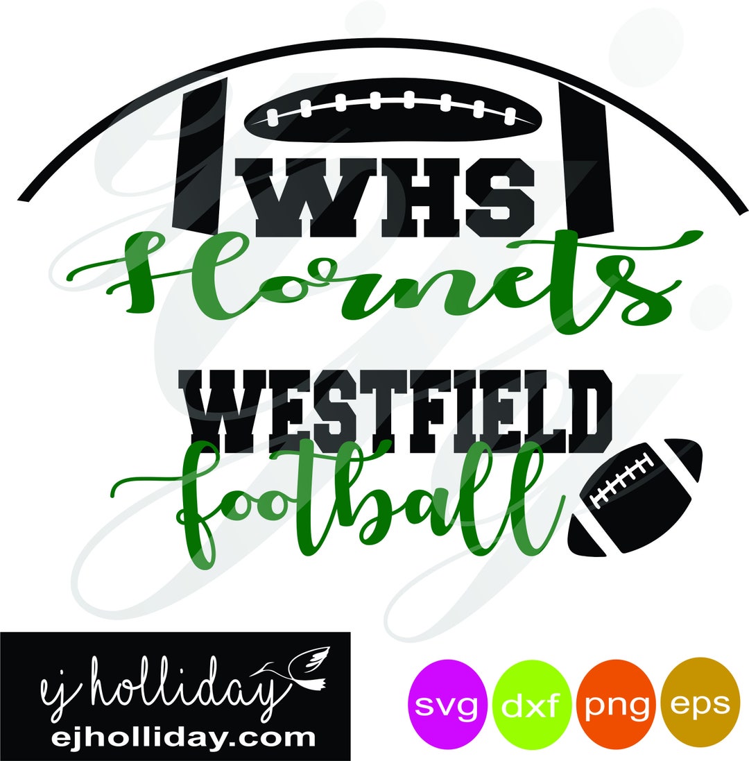 WHS Westfield Hornets Football Svg Dxf Eps Png Digital Cutting Design ...