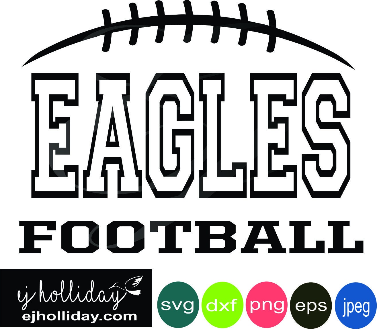 Eagles Football Split Design Dc Svg Dxf Eps Png Jpg Jpeg | Etsy