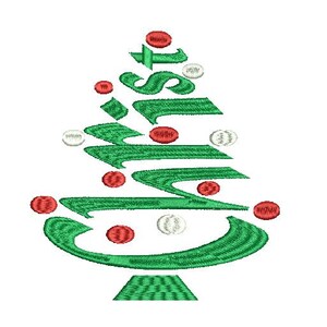 Christ Christmas Tree Machine Embroidery Design for Christmas Holiday ...