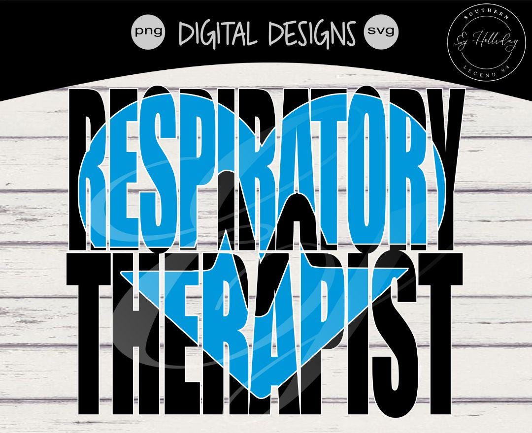 Respiratory Therapist Knockout Svg Png- Digital Cutting Design Vector ...