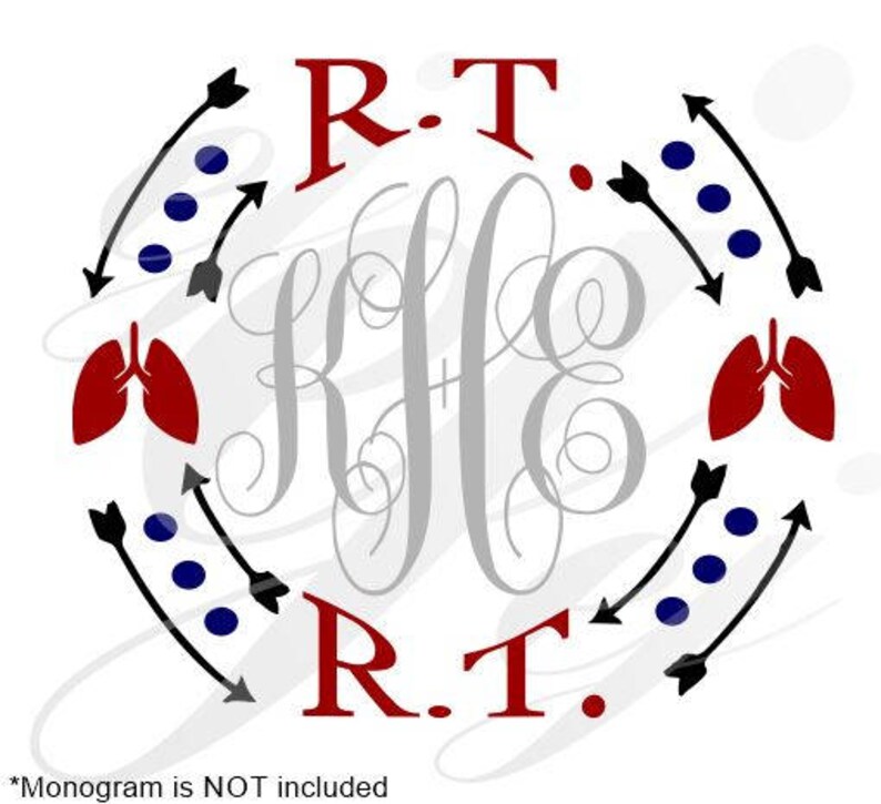 Respiratory Therapist R T Frame SVG EPS DXF Digital Cutting - Etsy