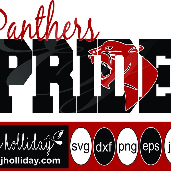 Perry Panthers Svg - Etsy