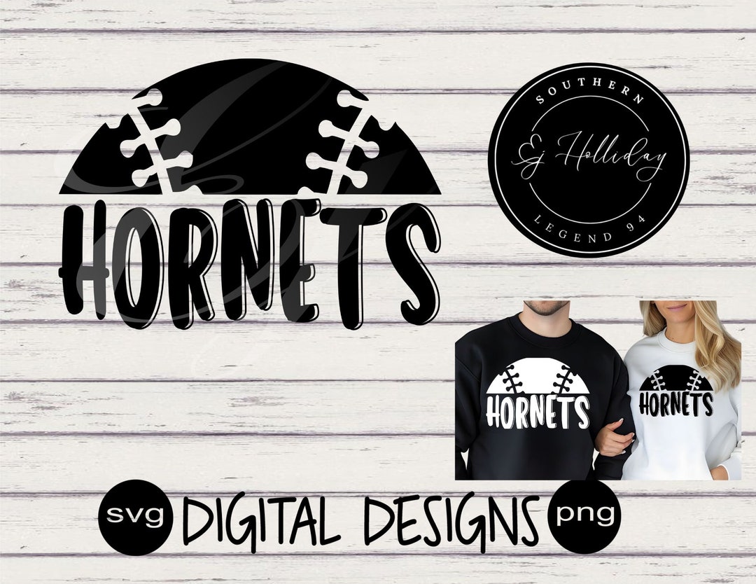 Baseball Hornets Team Mascot Highschool Sports Svg Png Digital Cutting ...