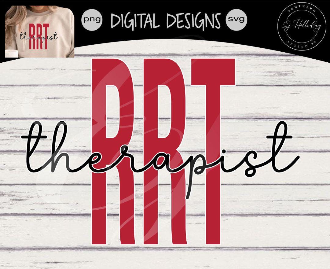 SVG Cutting File | PNG | RRT| Respiratory Therapist | Radiology | Xray ...