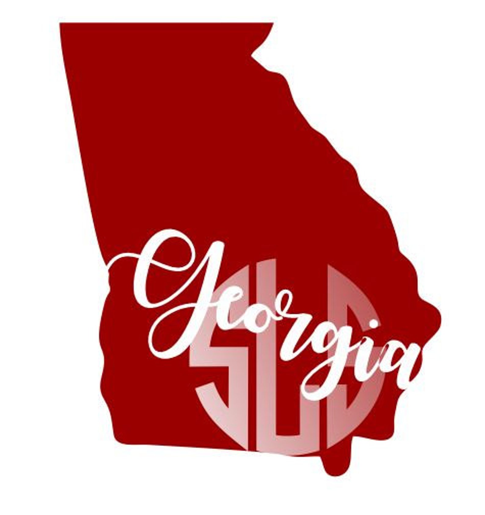 State of Georgia SVG Digital Cutting Design Svg Dxf Jpg Pdf - Etsy