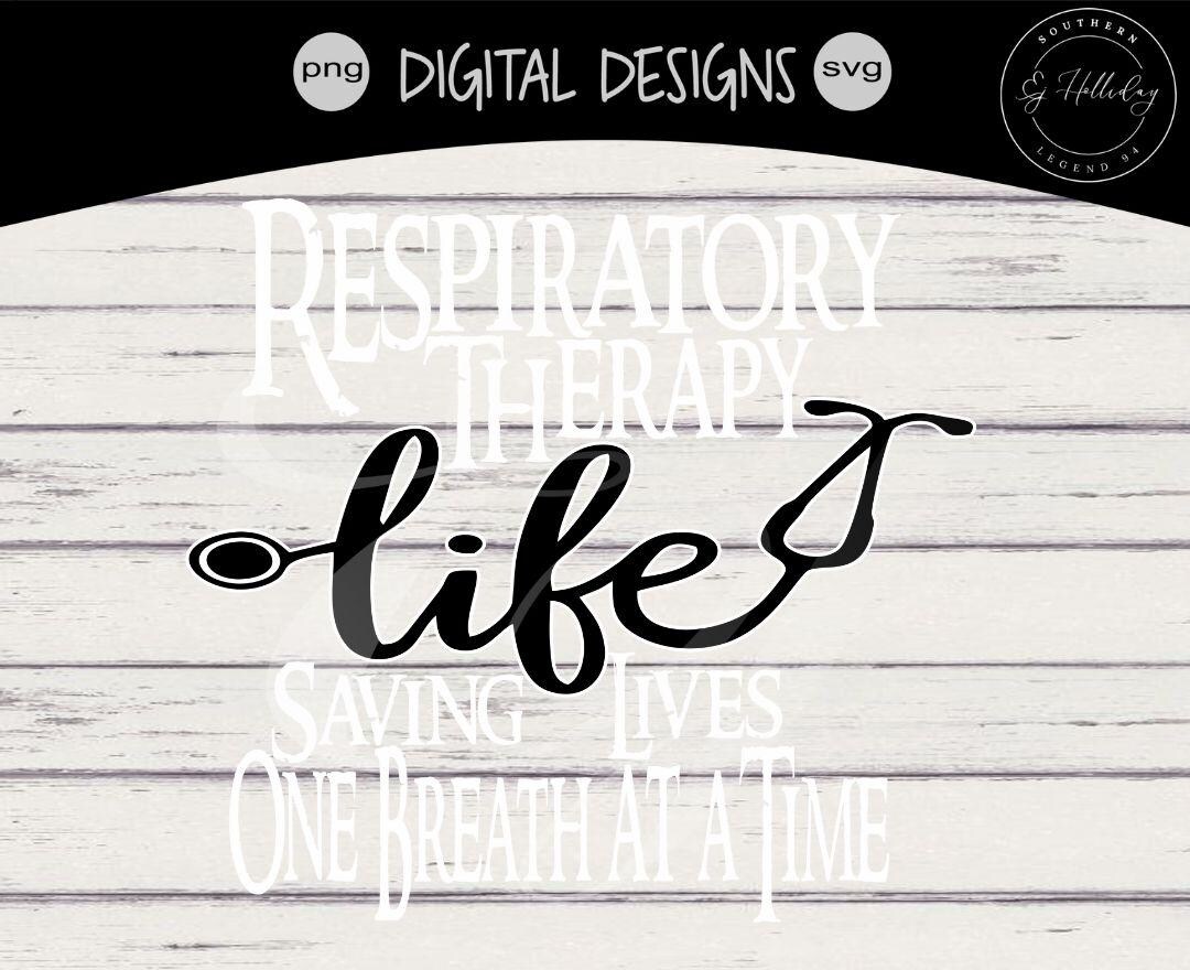 Respiratory Therapy SVG | Life | RT Therapist | Eps Grunge Style Svg ...