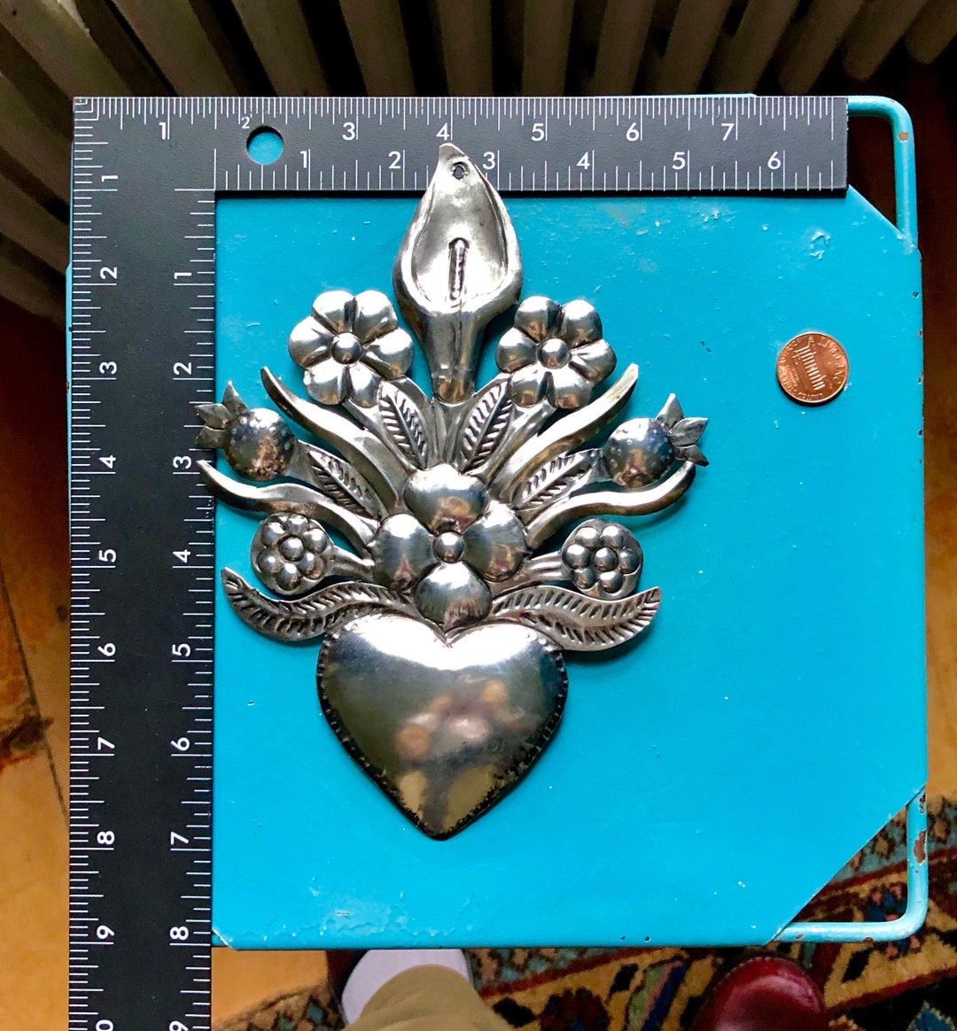 Heart Milagro Love's Glorious Bouquet Heart Unpainted Ornament 10th ...