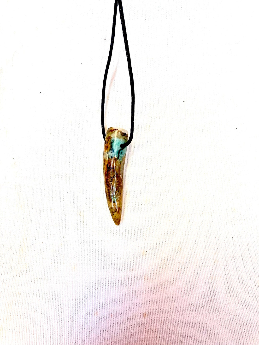 Pre-columbian Jade Jadeite Greenstone Carved Pendant Jaguar Tooth ...