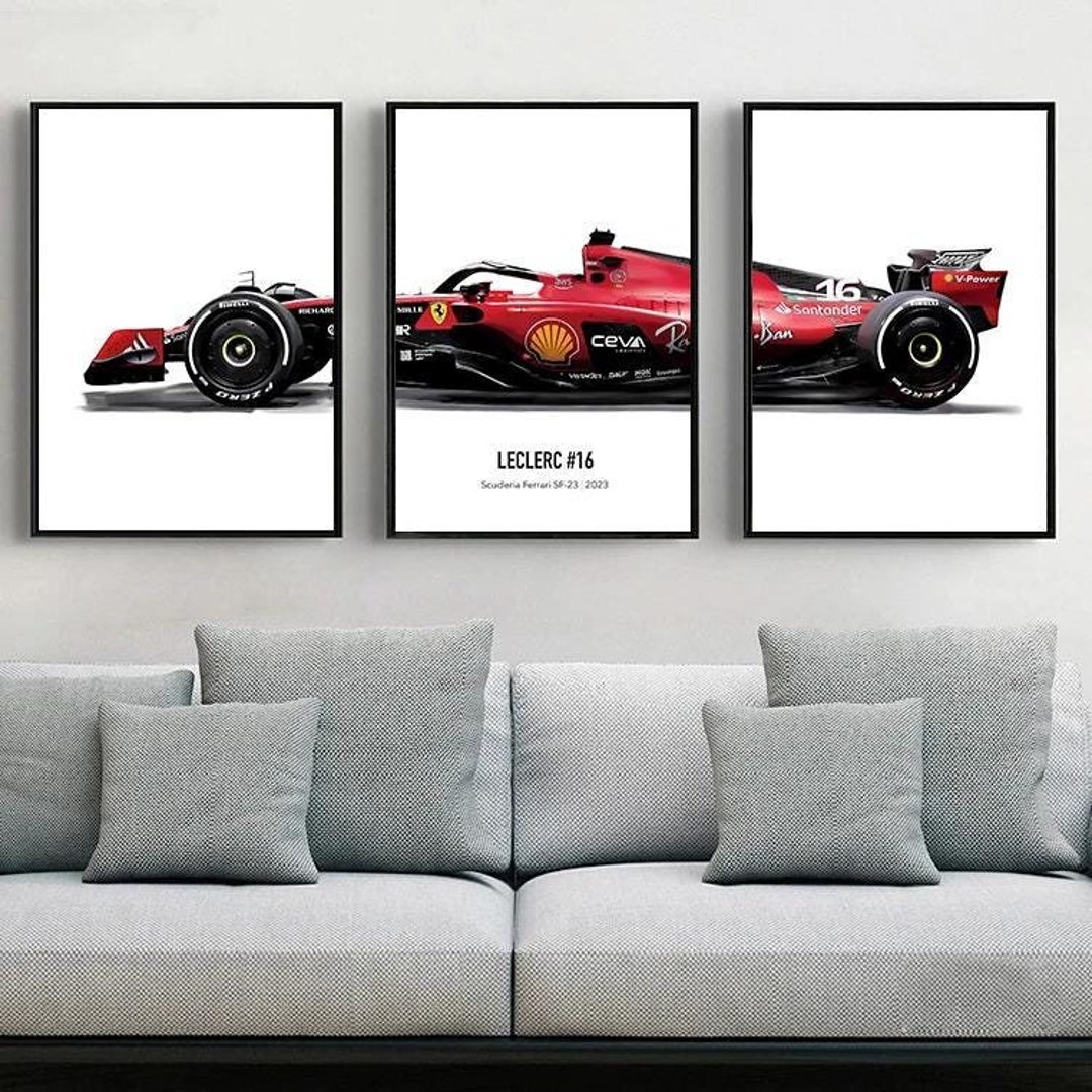 F1 Wall Art Beautiful Set of 3 Formula 1 Wall Art - Etsy