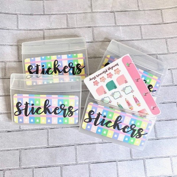 Plastic Sticker - Etsy