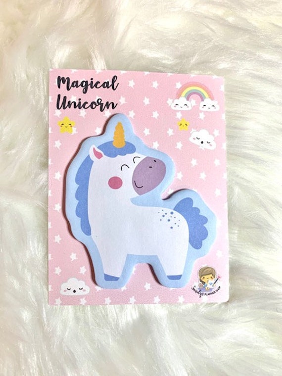 Unicorn Sticky Notes Planner Accessories Decorations | Etsy