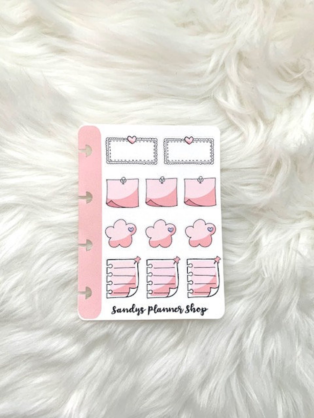 Pink to Do Reminder Notes Stickers Happy Planner Micro Planner ...