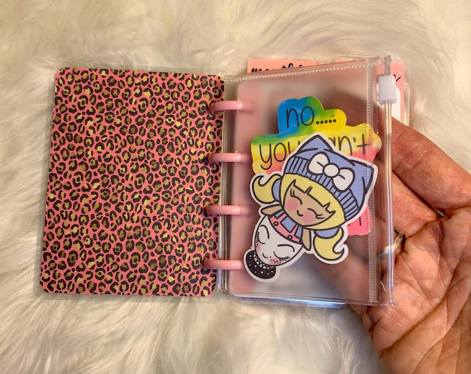 PLANNER POCKET | A5 8-disc Punch | Clear Transparent Pouch | Storage ...