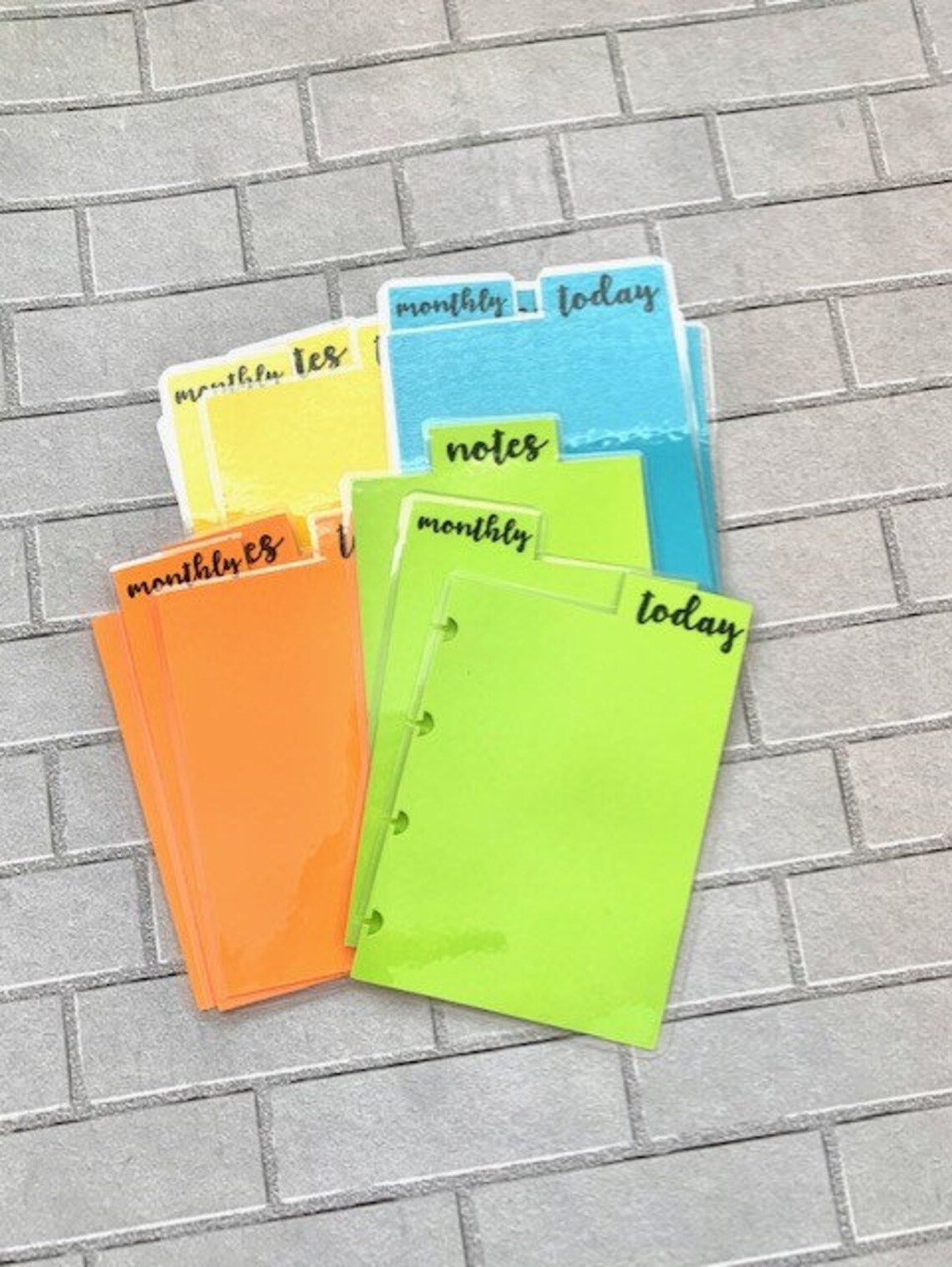Micro Happy Notes Tab Page Dividers Happy Planner Accessories ...