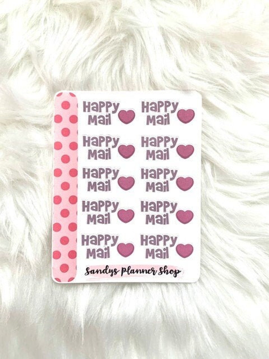 Happy Mail Micro Planner Stickers: Planner Decorations - Etsy