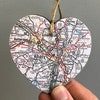Pittsburgh Heart Sign, Heart Map Sign, Pittsburgh PA Sign, Pittsburgh ...