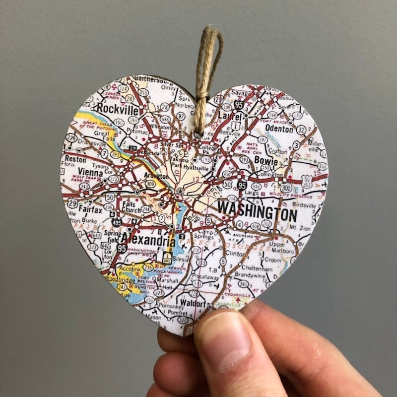 Washington Dc Map - Etsy