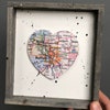 Houston Heart Sign, Heart Map Sign, Houston TX Sign, Houston Texas Gift ...