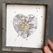 Denver Heart Sign Heart Map Sign Denver Colorado Map - Etsy