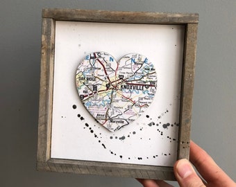 Memphis Heart Sign, Heart Map Sign, Memphis TN Sign, Memphis Tennessee ...