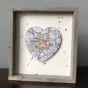 Minneapolis Heart Sign, Heart Map Sign, Minneapolis MN Sign ...
