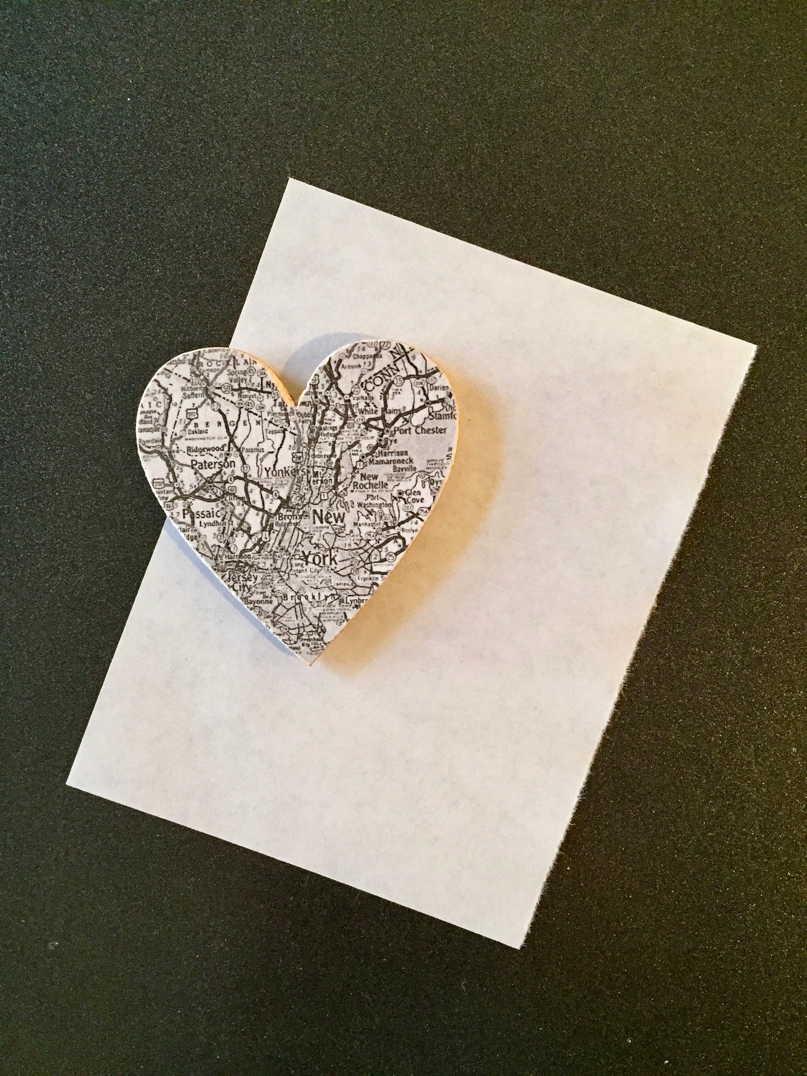 New York City Map Heart Magnet, NYC Gift, NYC Map, New York University ...