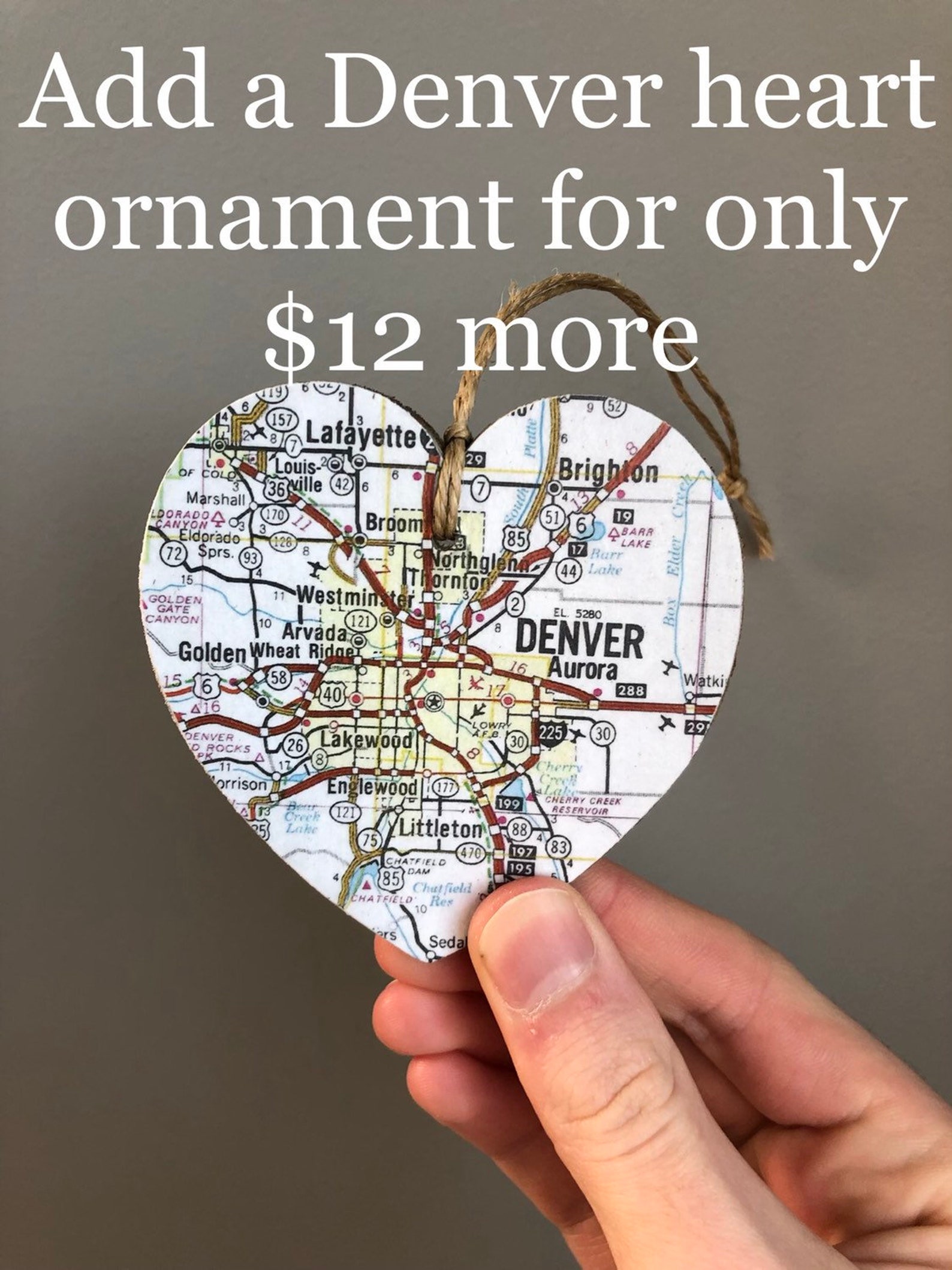 Denver Heart Sign, Heart Map Sign, Denver Colorado Map, University of ...