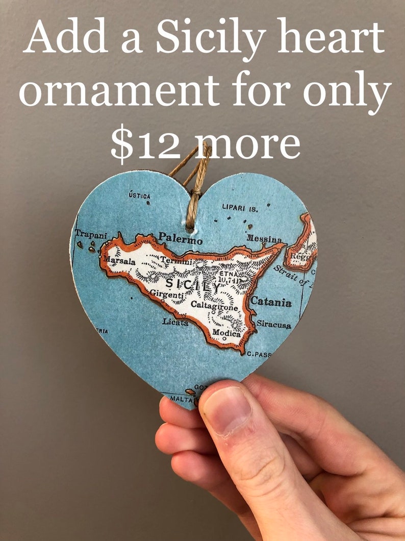 Sicily Heart Sign Heart Map Sign Sicily Italy Sign Sicily - Etsy