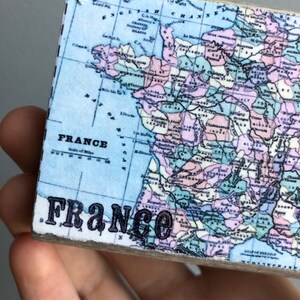 France Ornament, France Gift, France Map, Travel Gift, Travel Ornament ...