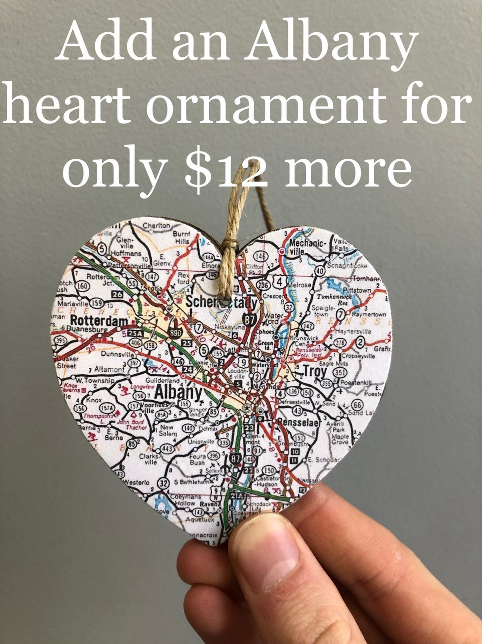 Albany Heart Sign Heart Map Sign Albany NY Gift Albany New - Etsy